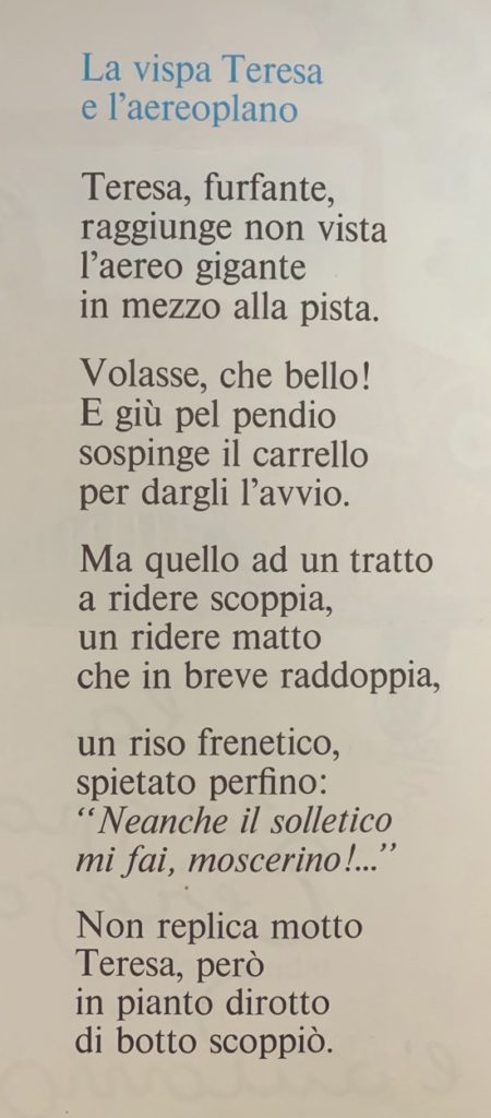 La vispa Teresa e l’aereoplano di Sergio Tofano (Sto) - Filastrocche.it