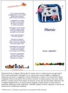 Menù fai da te da stampare - Filastrocche.it